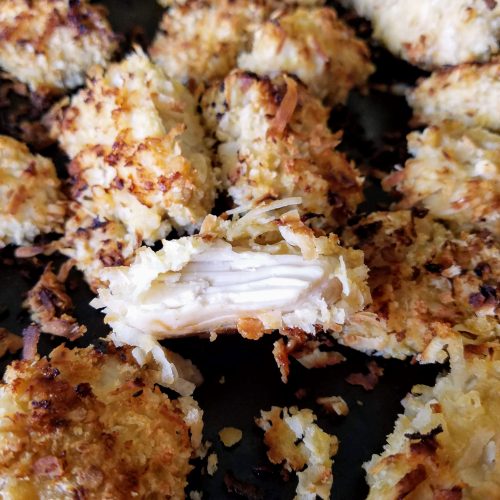 Crispy Macadamia Chicken Nuggets – Hearty Smarty