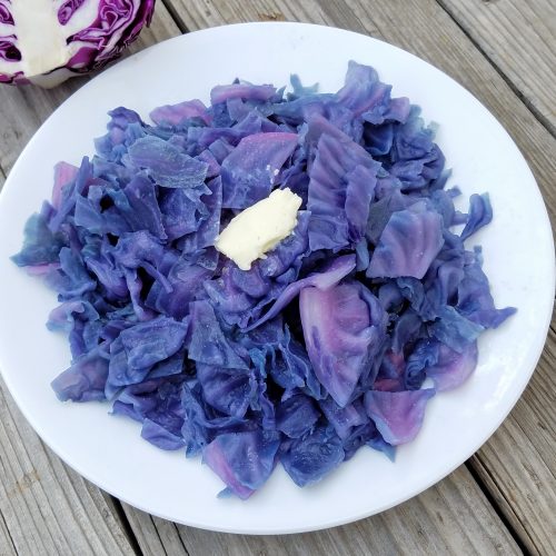 Buttery Steamed Red Cabbage – Hearty Smarty