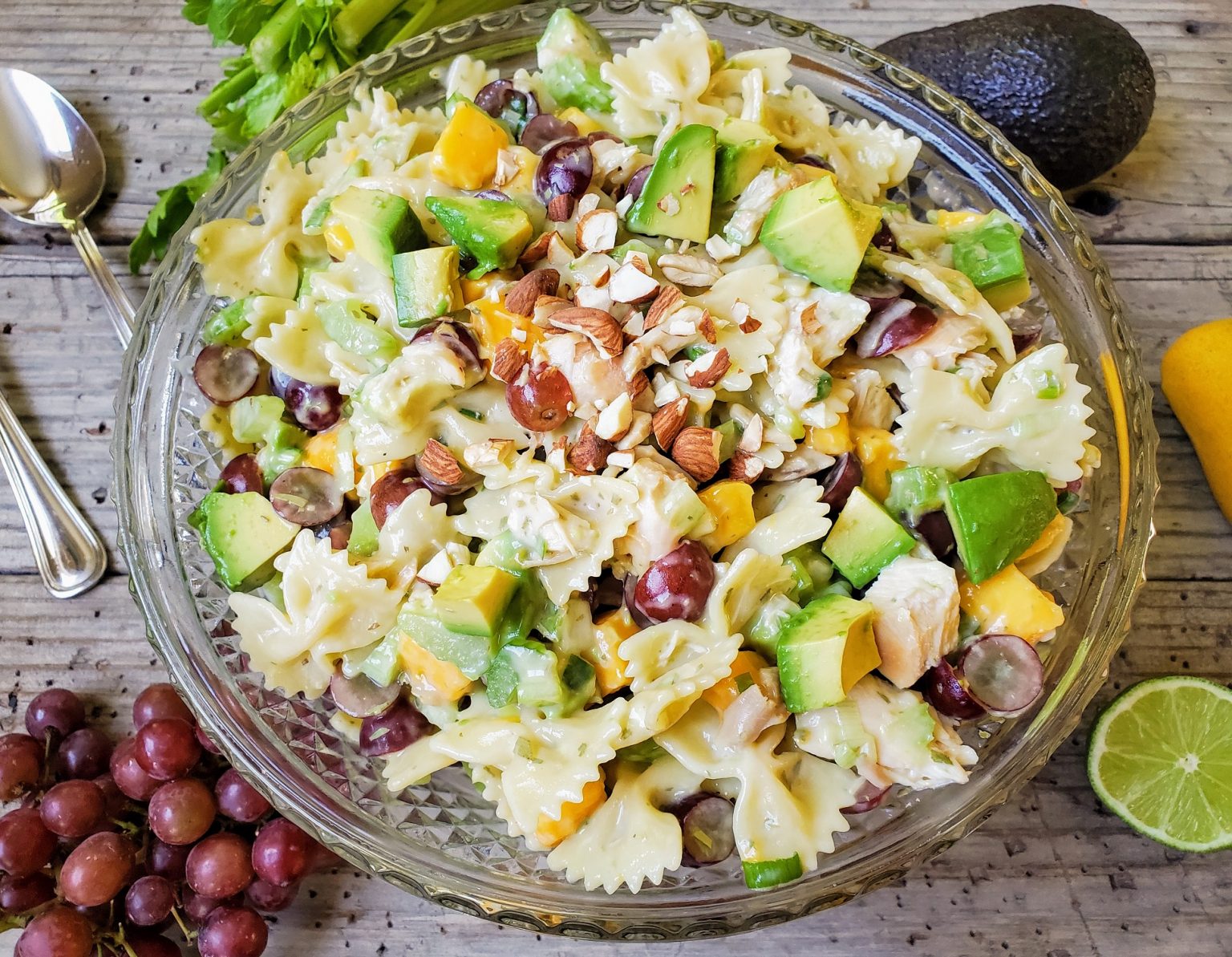 Mango Lime Pasta Salad – Hearty Smarty